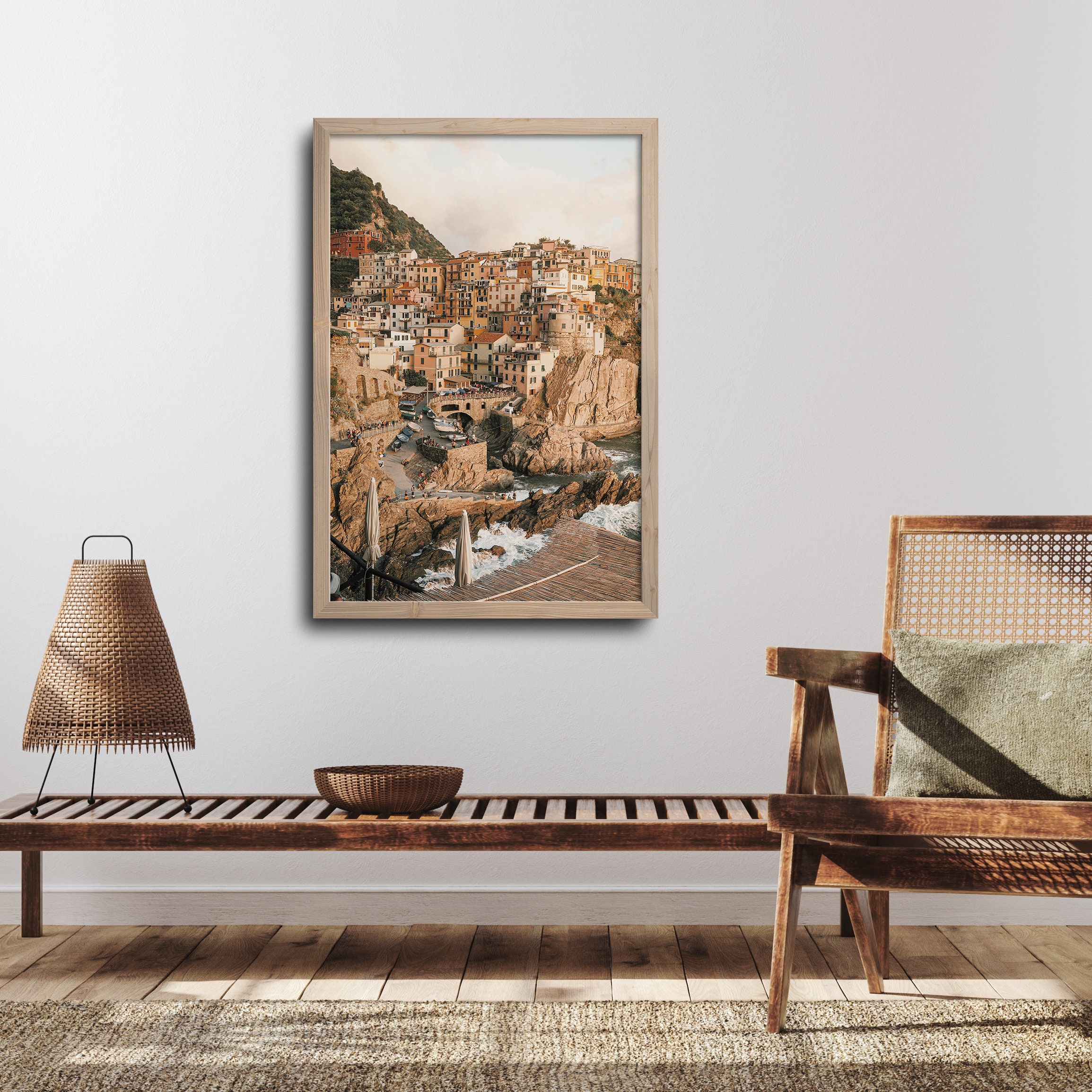 Pastel Coastal Italy Prints Set of 6, Amalfi Poster, Golden Hour Wall ...