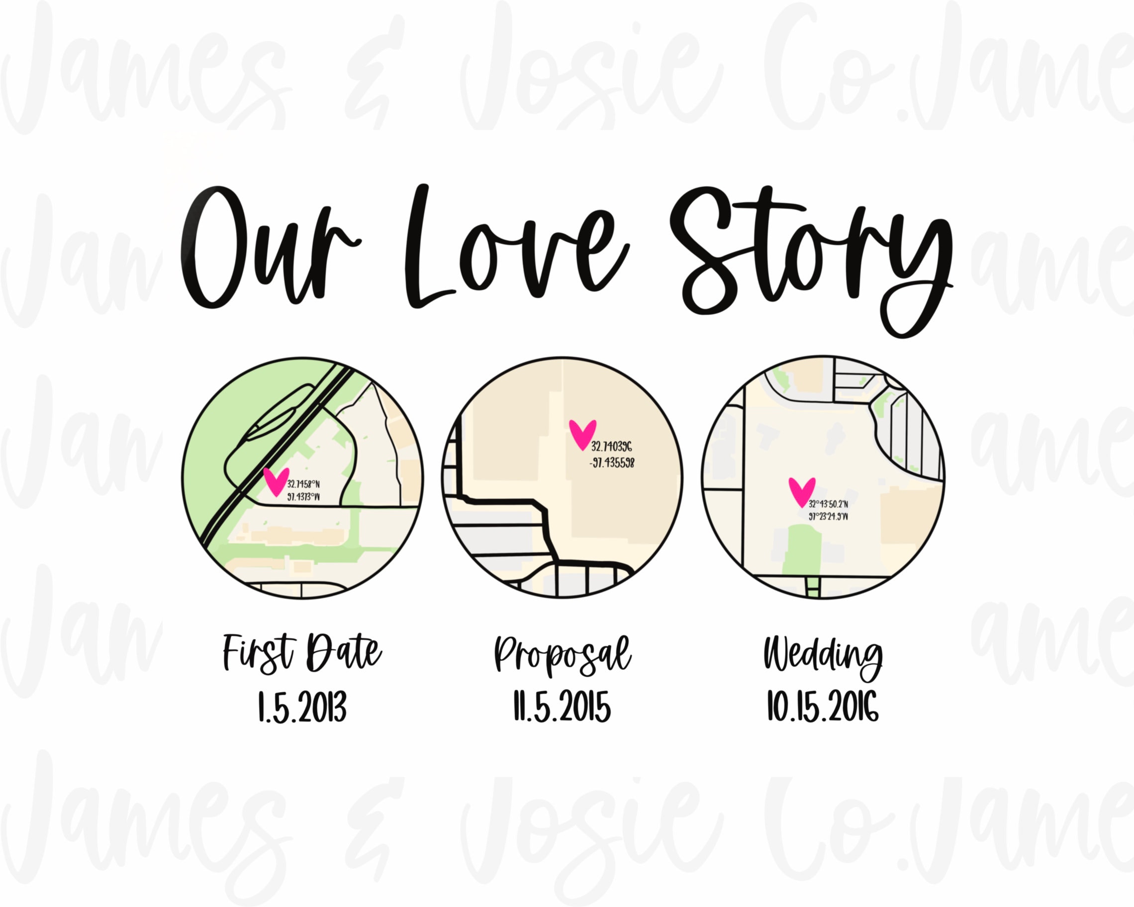 Love Story Custom Map, Digital Map, Portrait, Minimalist, Digital Art ...