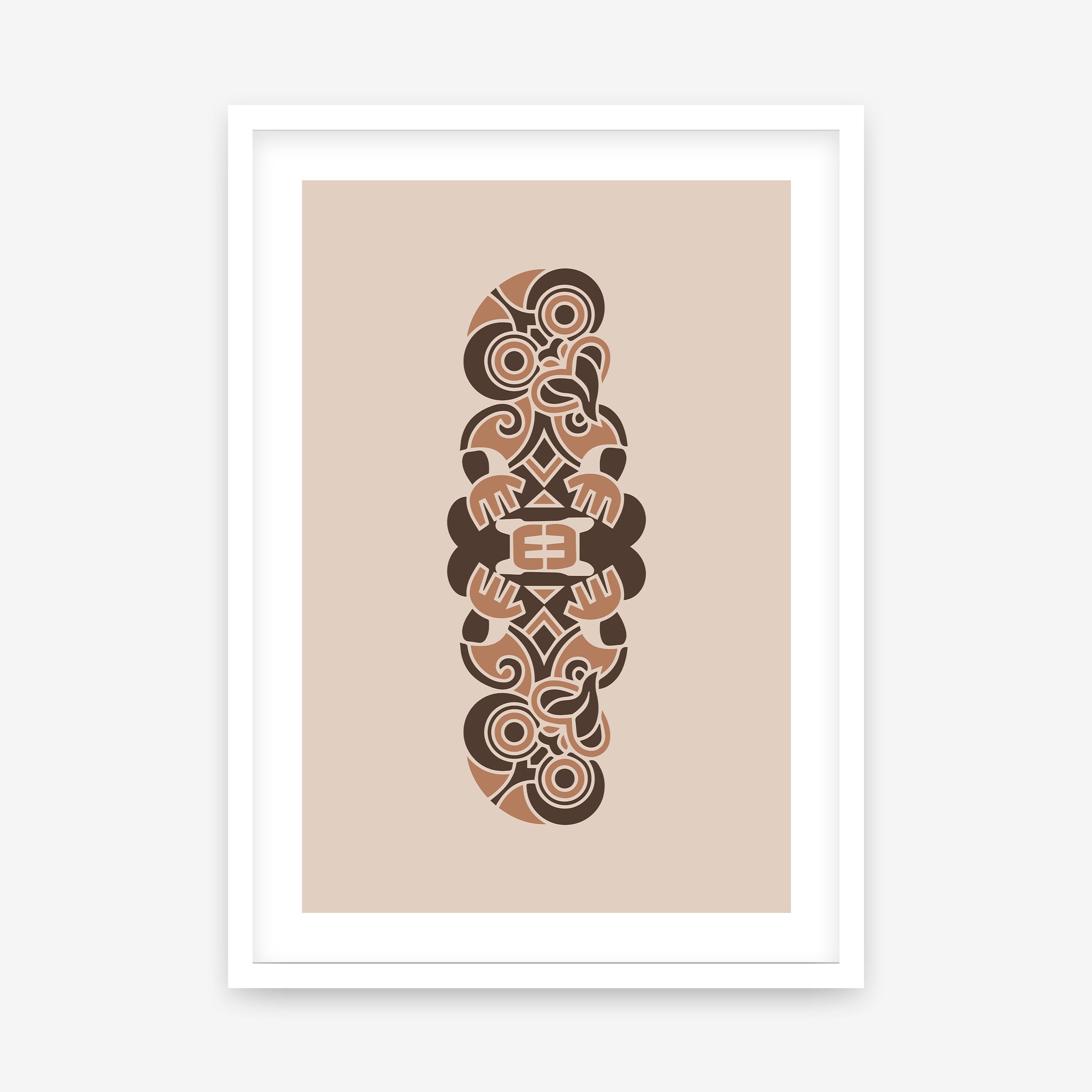Brown Tiki Vol. 2 Te Reo Maori Inspired Art Printable Digital Download ...