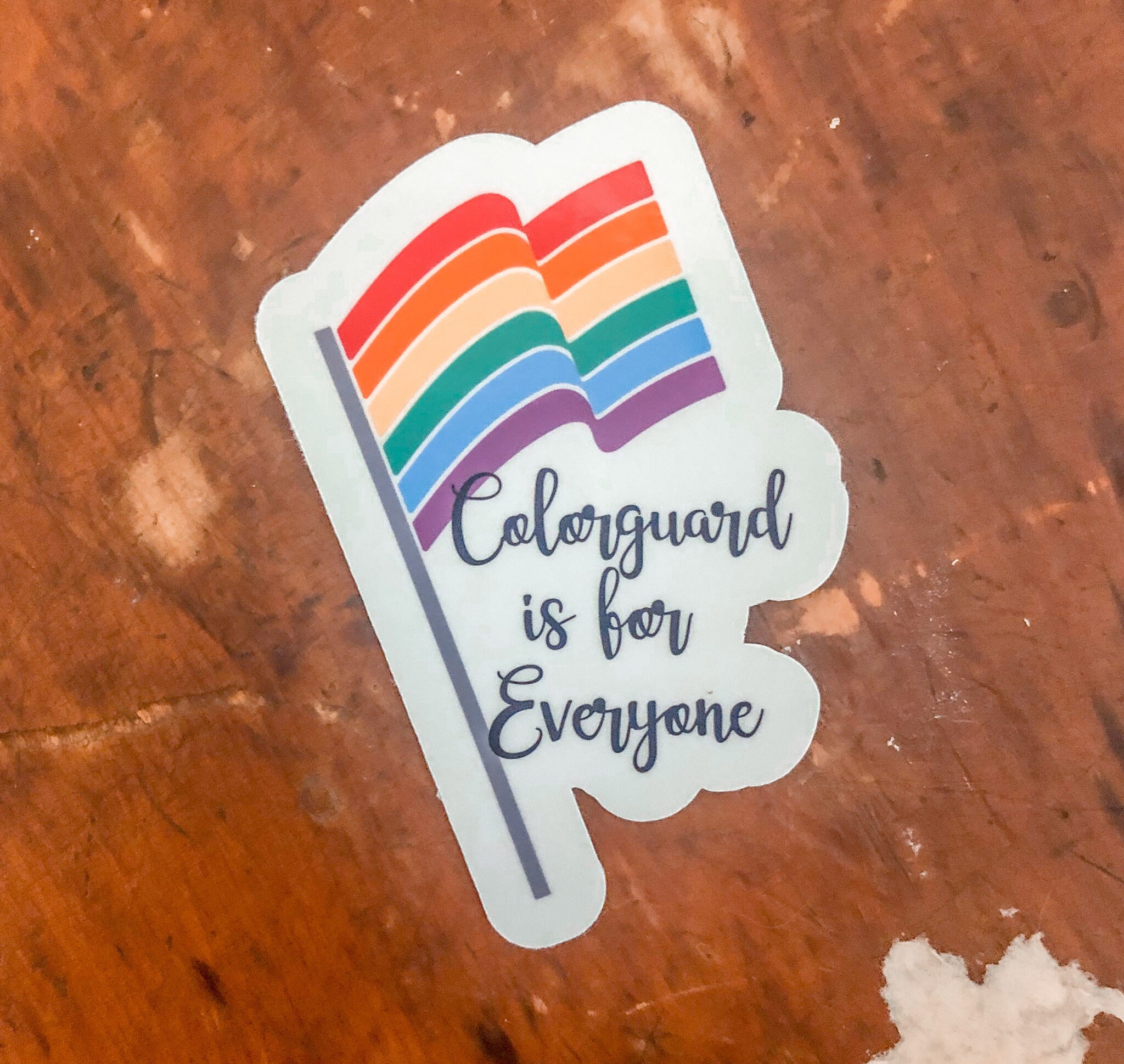 Colorguard is for Everyone Sticker Colorguard Sticker LGBTQ - Etsy