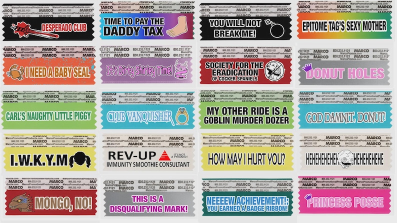10 Pack Badge Ribbons - Dungeon Crawler Carl DCC Donut Litrpg ...