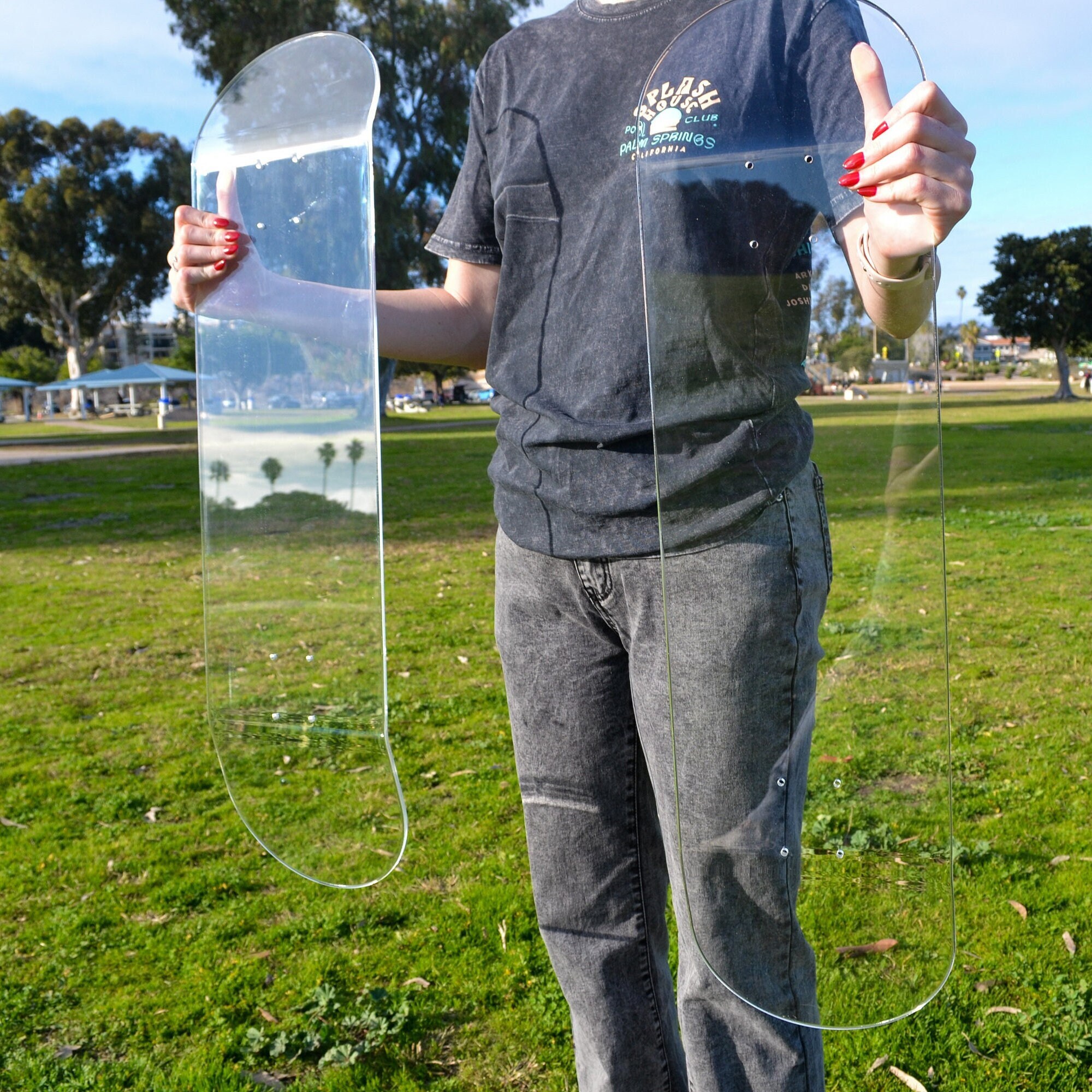 Clear Skate Deck Art Acrylic Skateboard Skateboard Art - Etsy