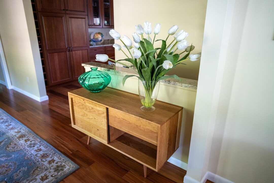 Dining Buffet, Dining Room Hutch, Wooden Buffet, Mid Century Cabinet ...