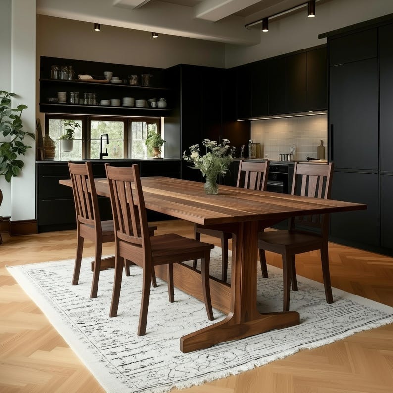The Jameson Dining Table: Heirloom Quality Solid Wood - Etsy