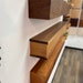 The Walnut Box Mantel: Custom Floating Wooden Mantelpiece - Etsy