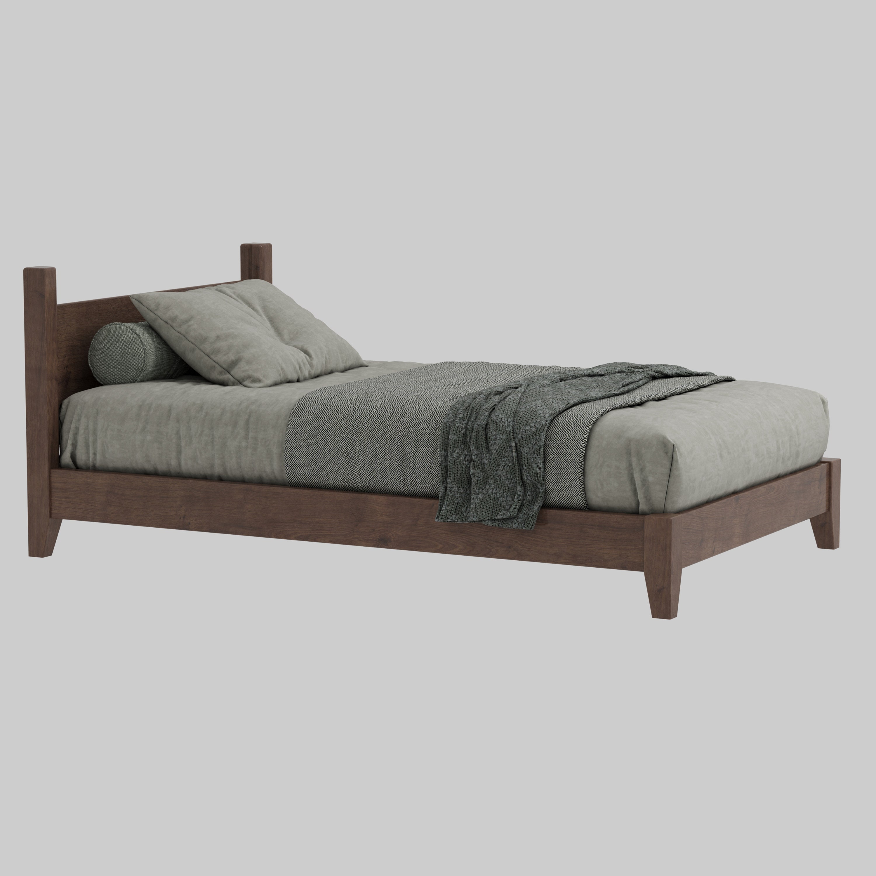 Queen Bed Side View