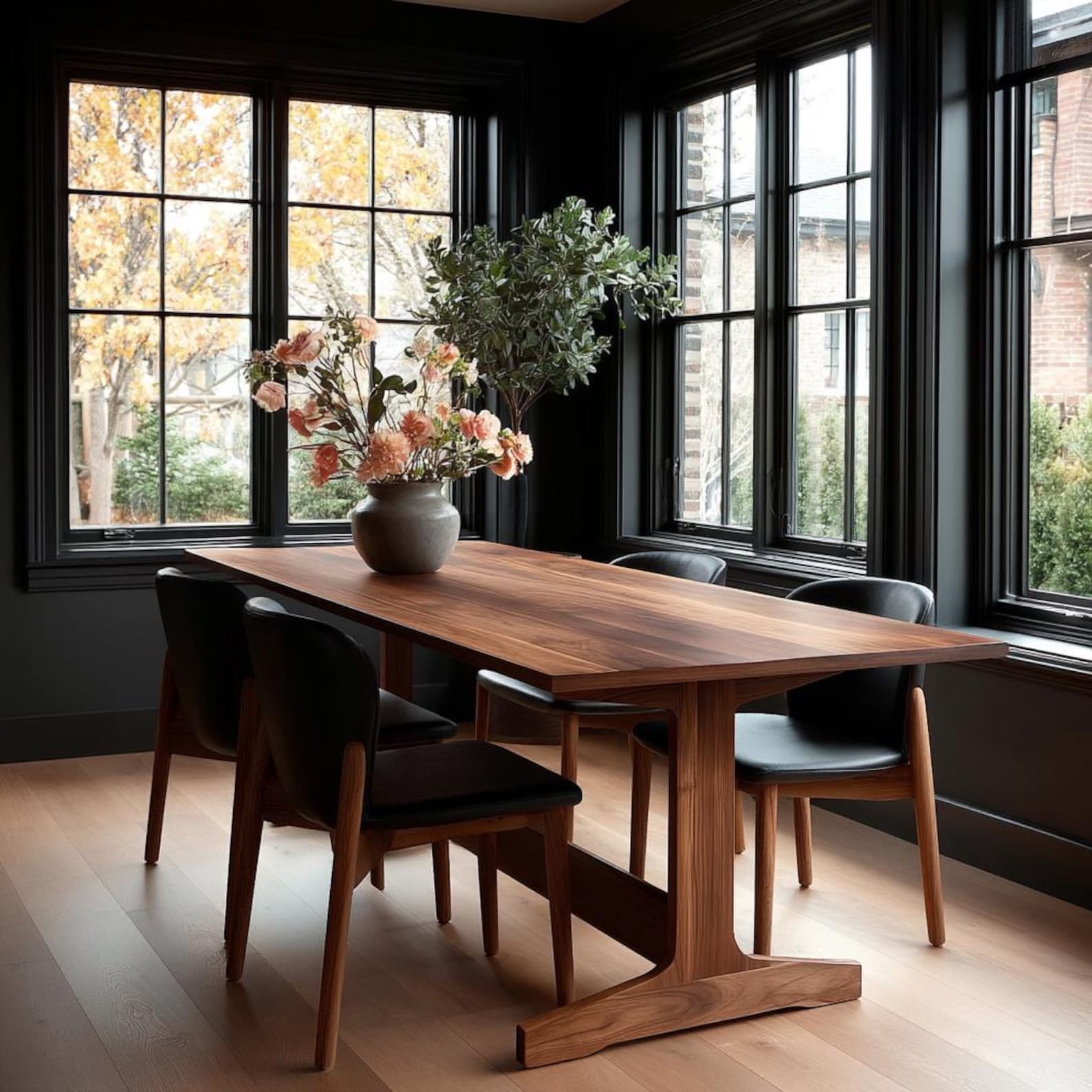 The Jameson Table, Trestle Dining Table, Family Size Trestle Table ...