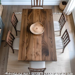 The Piper Dining Table: Handcrafted Solid Wood Farmhouse Design - Etsy