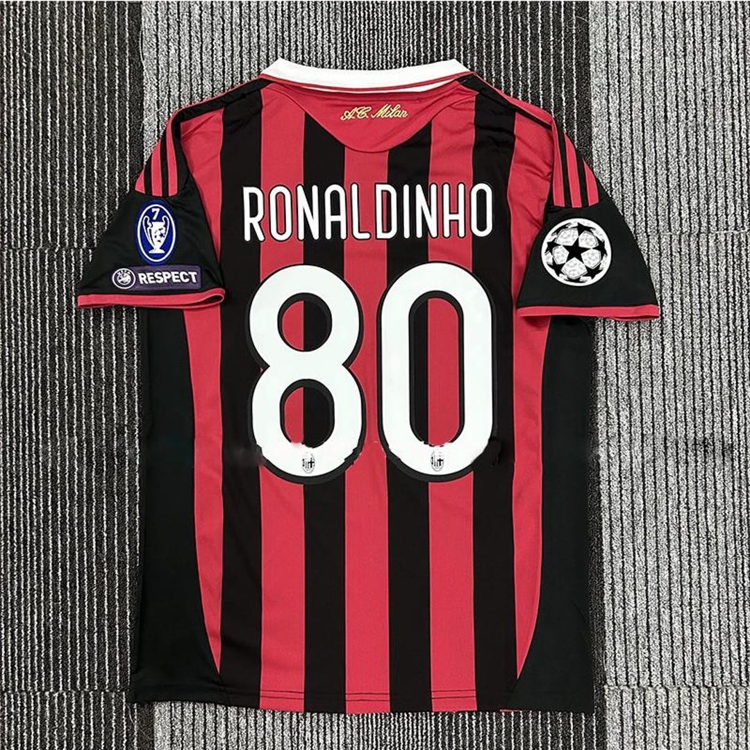 0910 Retro Ronaldinho|80 Soccer Jersey Kit - Etsy