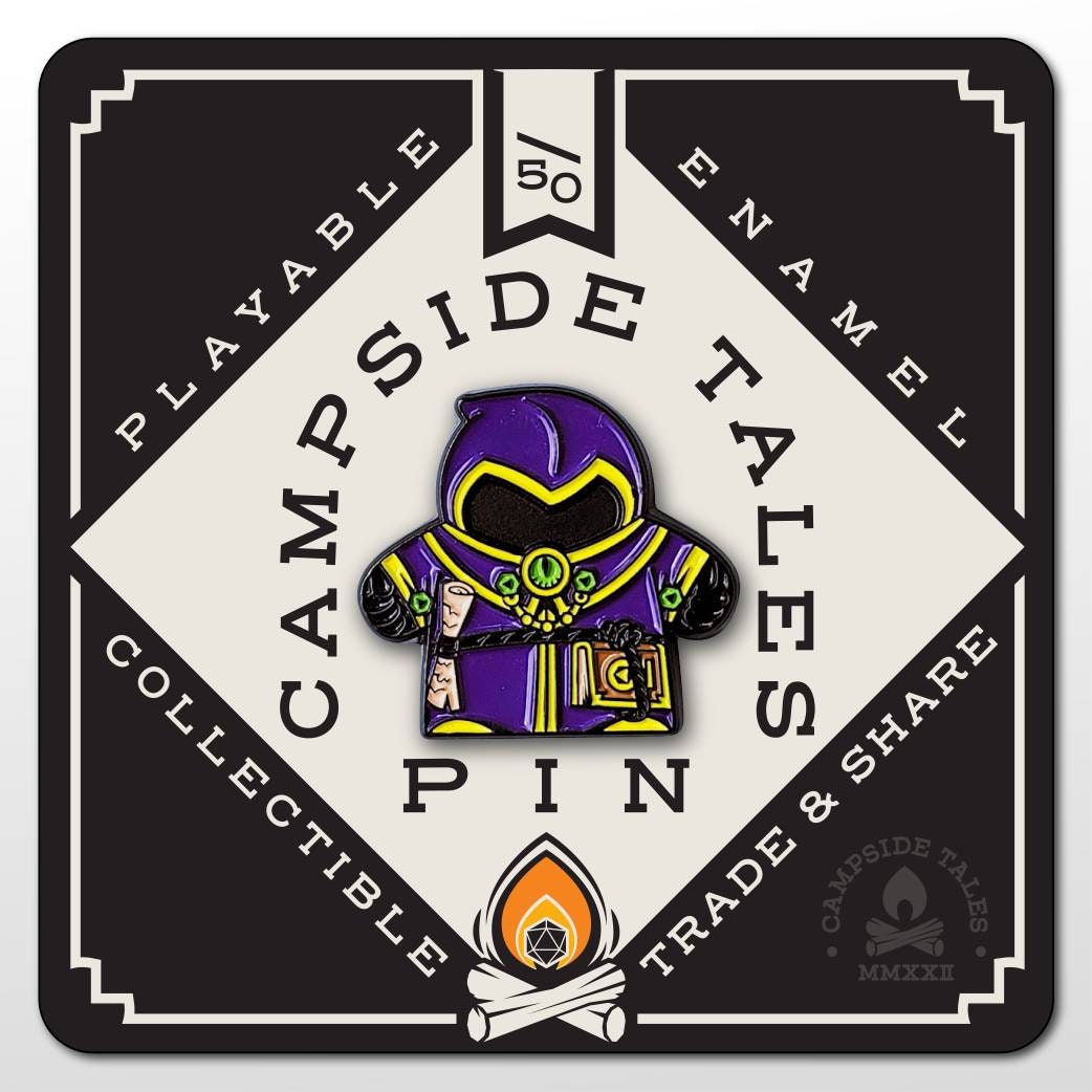 Mysterious Dungeon Master Figure Token D&D / RPG Playable Enamel Pin - Etsy