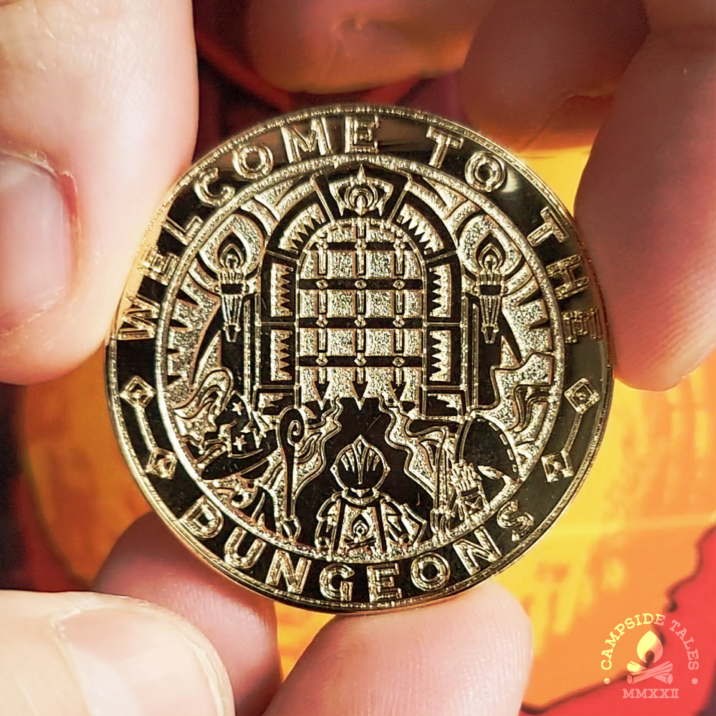 Dungeons or Dragons D2 1.5 Dnd Coin - Etsy