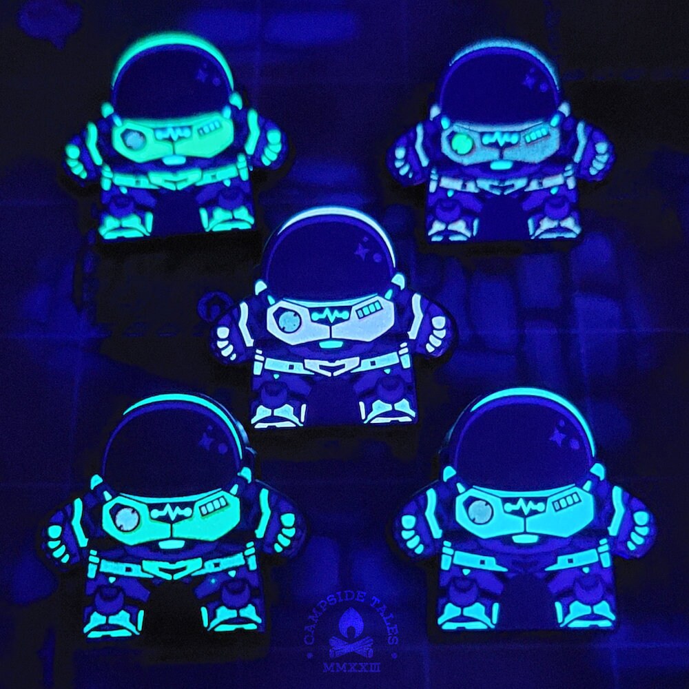 Glow-in-the-dark Sci-fi Space Explorer Figure Token D&D / - Etsy