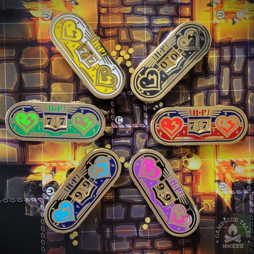Adventurer's Health Counter Enamel Pin - Etsy