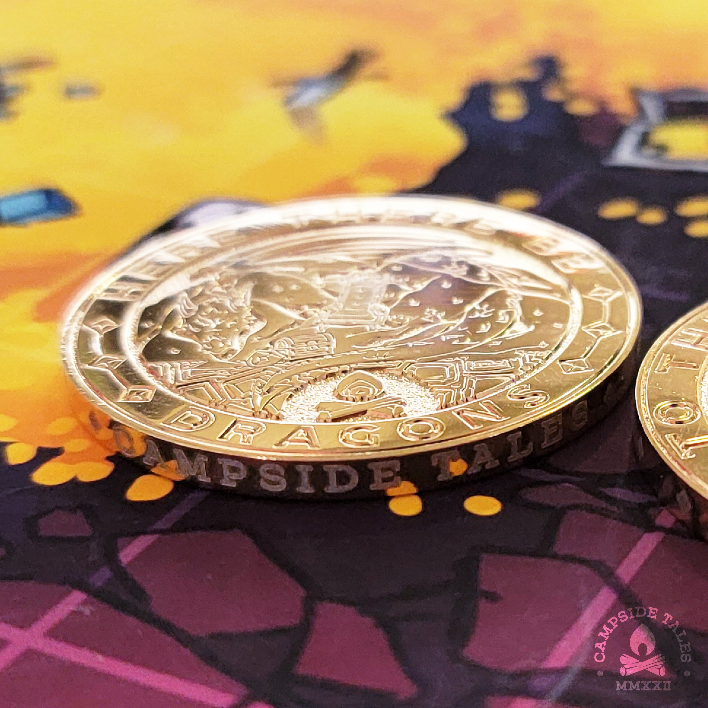 Dungeons or Dragons D2 1.5 Dnd Coin - Etsy