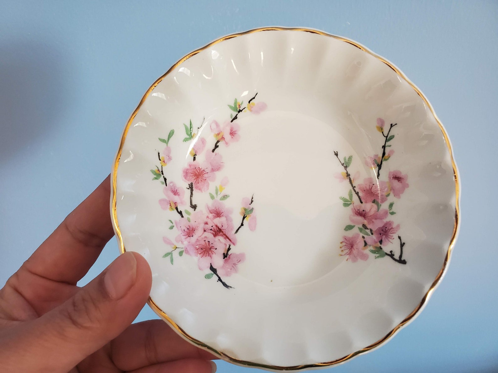 Set of 4 W S George China Peach Blossom Up/up Pattern Bolero - Etsy Set of 4 W S George China Peach Blossom Up/up Pattern Bolero - Etsy