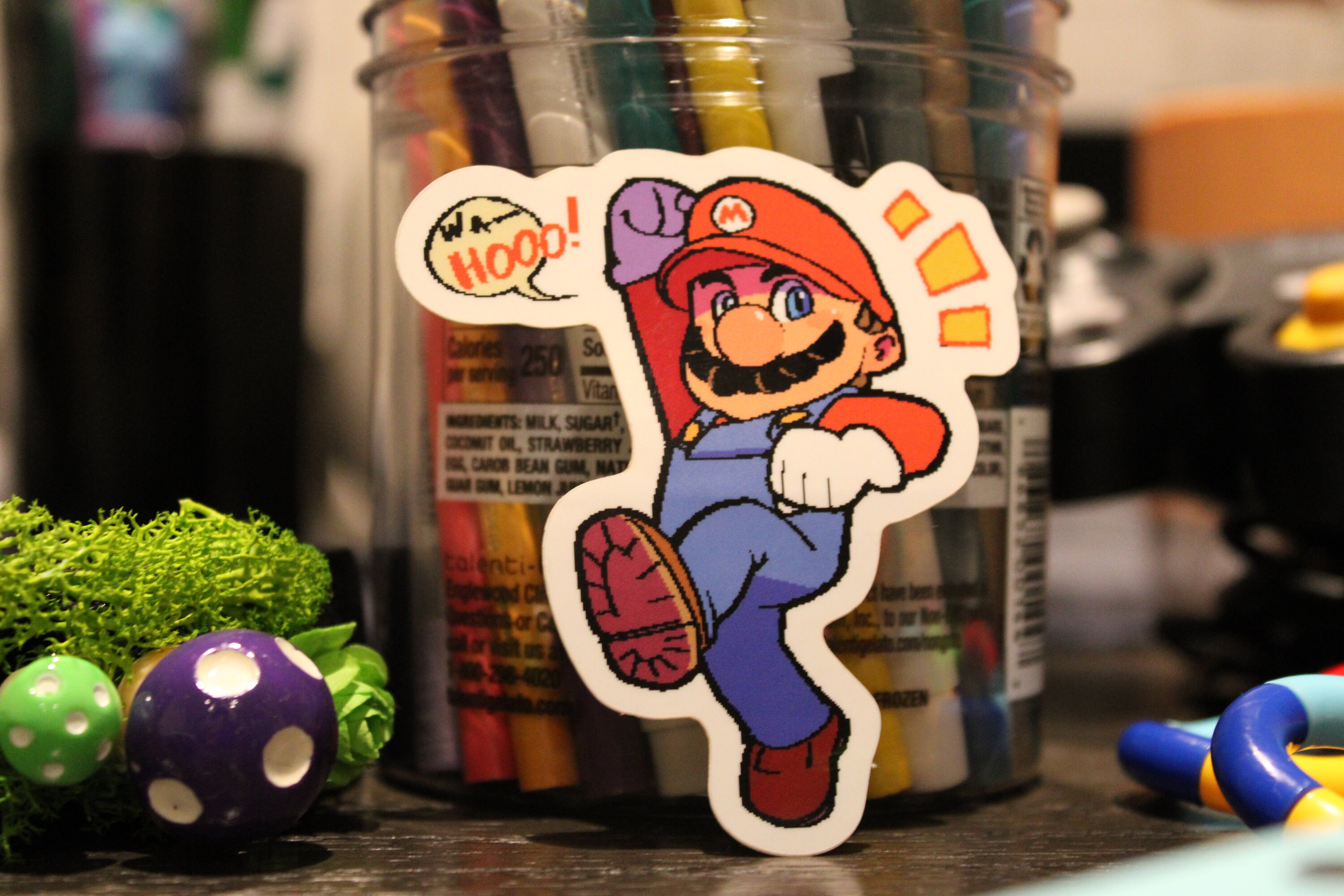 Super Mario Sticker - Etsy
