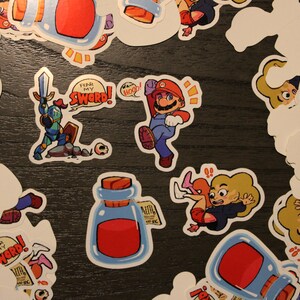 Super Mario Sticker - Etsy