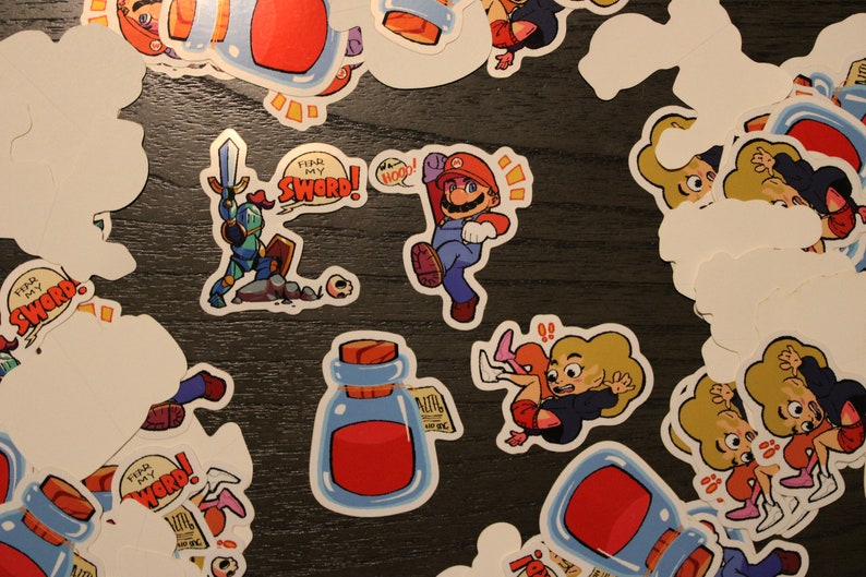 Super Mario Sticker - Etsy