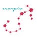 Star Sign Constellations Embroidery Design SET 2 SIZES Available for ...