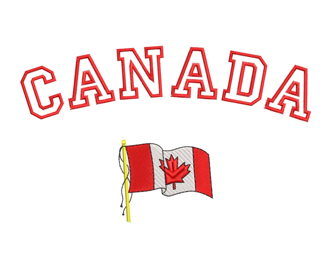 Canada Embroidery Design 5 SIZES Dst Exp Hus Jef Jpx Pes Vp3 Xxx Emd ...