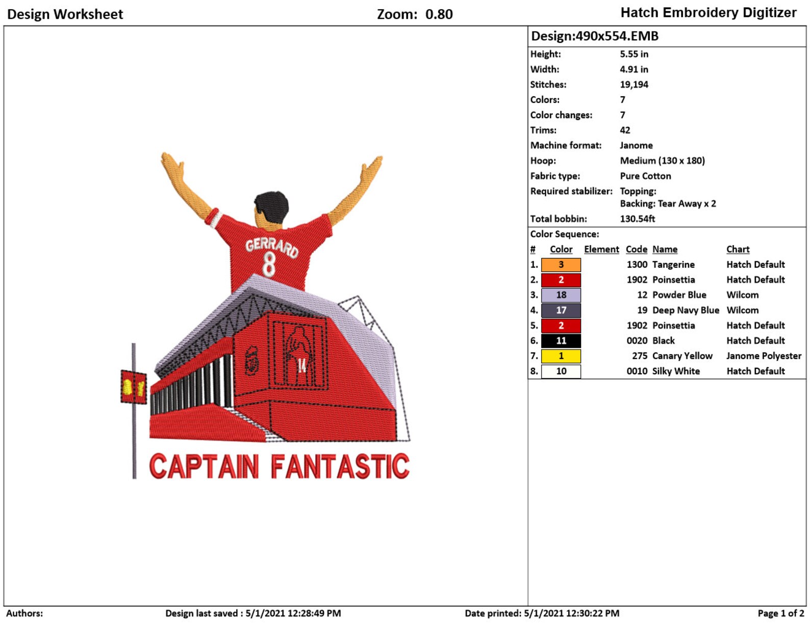 Liverpool Embroidery Design 4 SIZES Dst Exp Hus Jef Jpx Pes - Etsy