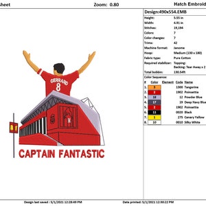 Liverpool Embroidery Design 4 SIZES Dst Exp Hus Jef Jpx Pes Vp3 Xxx Emd ...