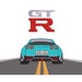 Nissan GT-R Embroidery Design (digital File) - Etsy