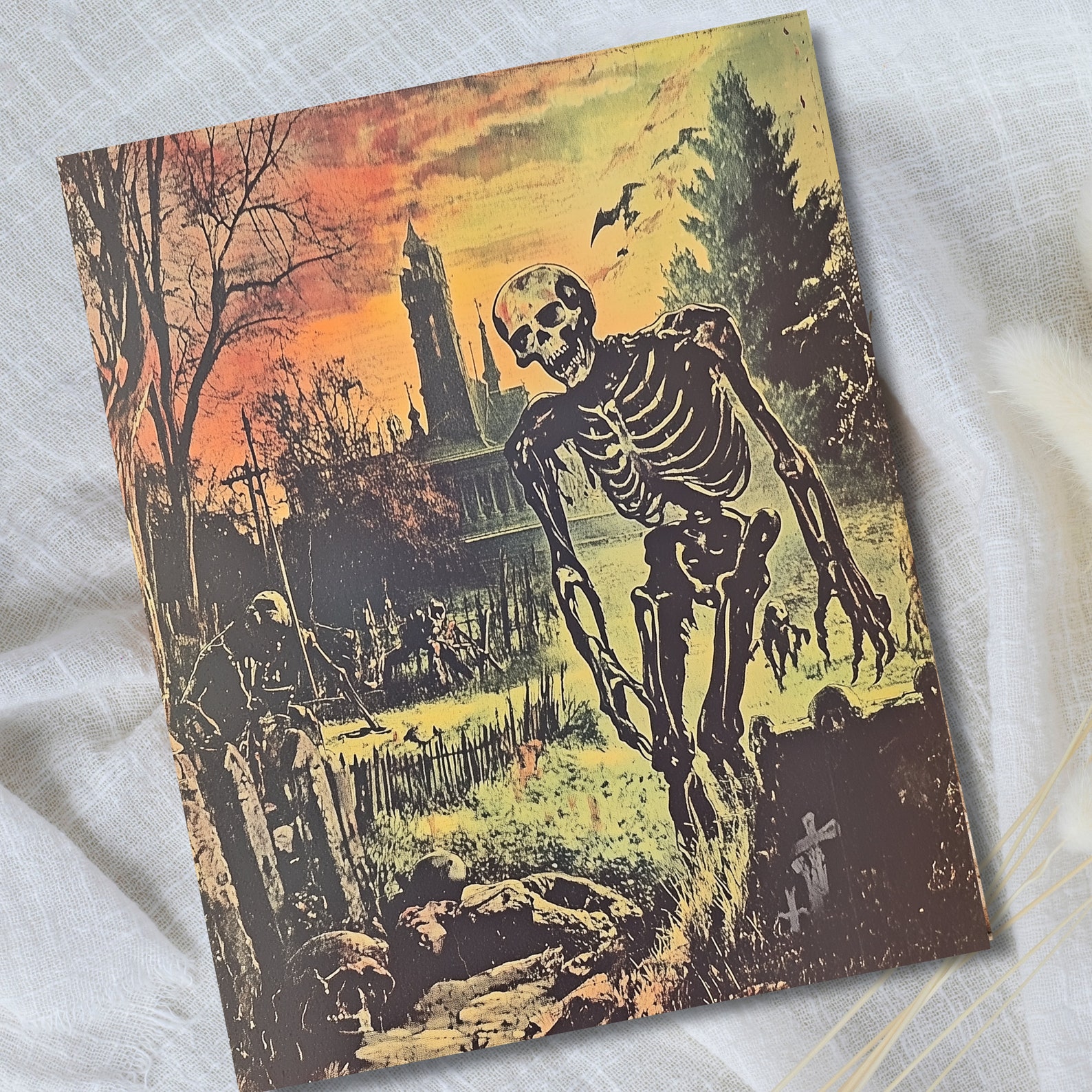 Horror Paper Pack, Halloween Junk Journal Pages, Vintage Ephemera ...