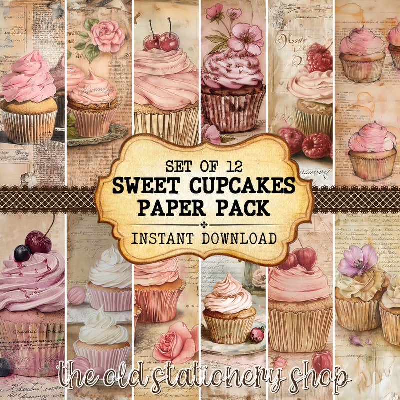 Cupcake Papers - Etsy