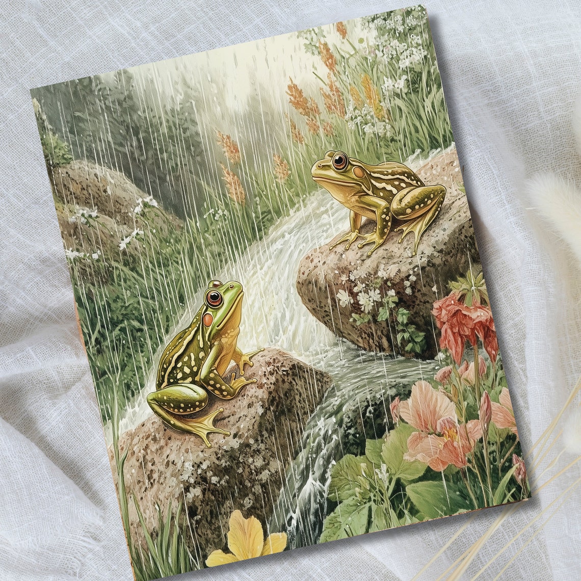 Vintage Frogs Paper Pack Vintage Junk Journal Printable Pages ...