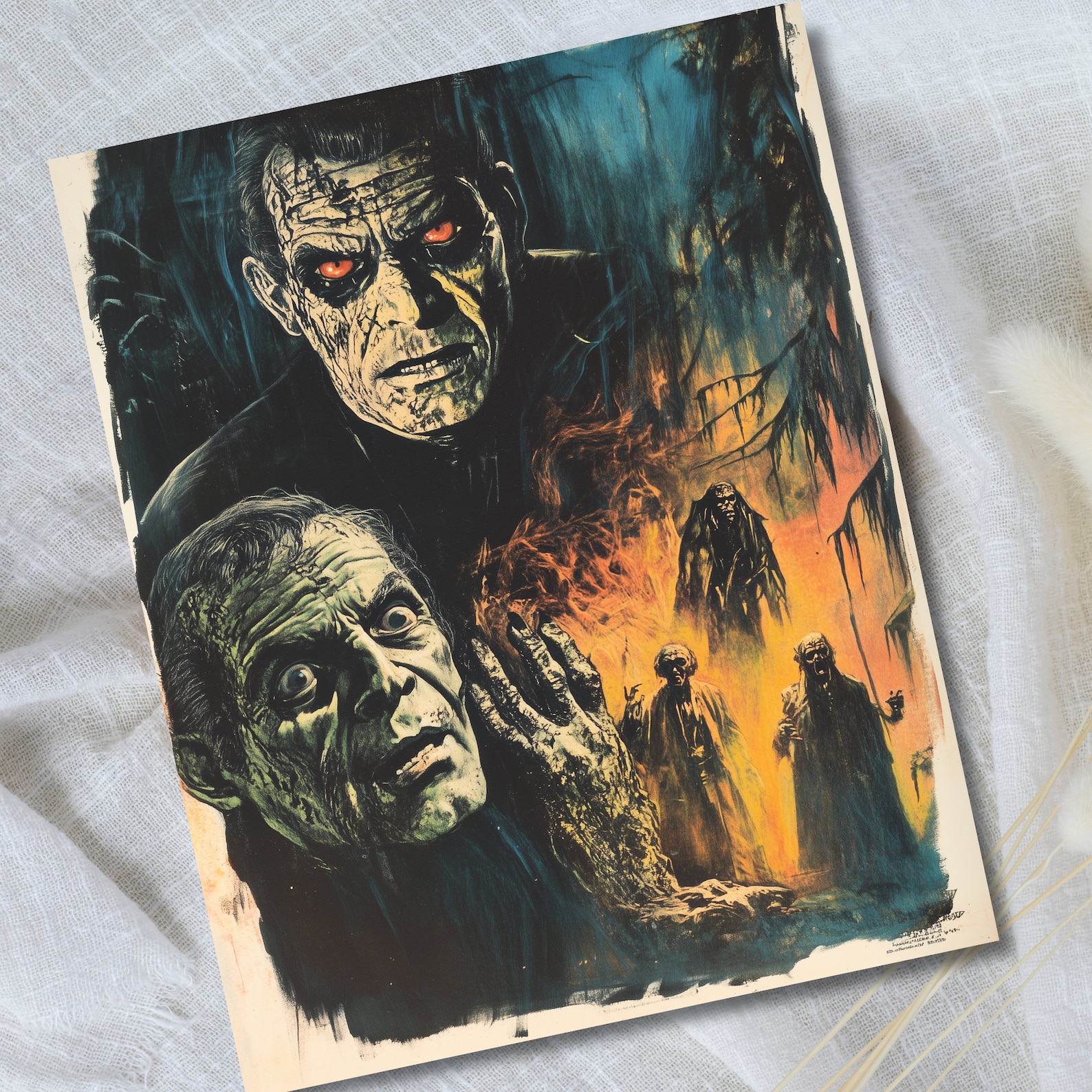 Horror Paper Pack, Halloween Junk Journal Pages, Vintage Ephemera ...