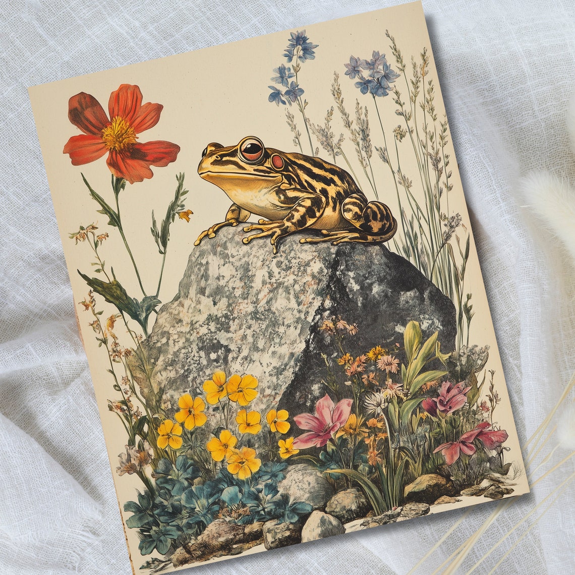 Vintage Frogs Paper Pack Vintage Junk Journal Printable Pages ...