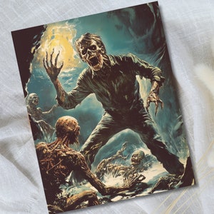 Horror Paper Pack, Halloween Junk Journal Pages, Vintage Ephemera ...