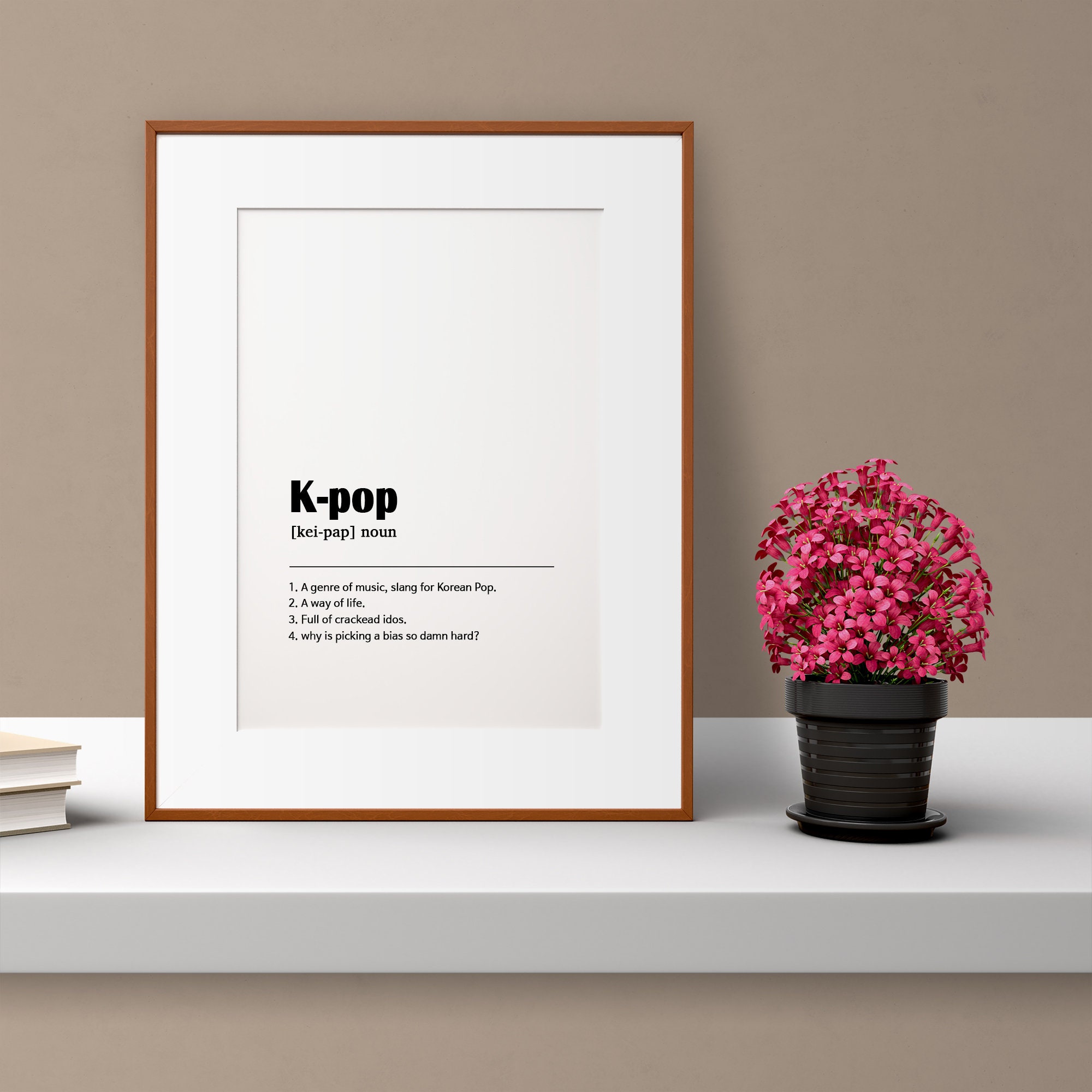 K-pop, K-pop Print, bts Poster, K-pop Definition, K-pop Wall Decor sold ...