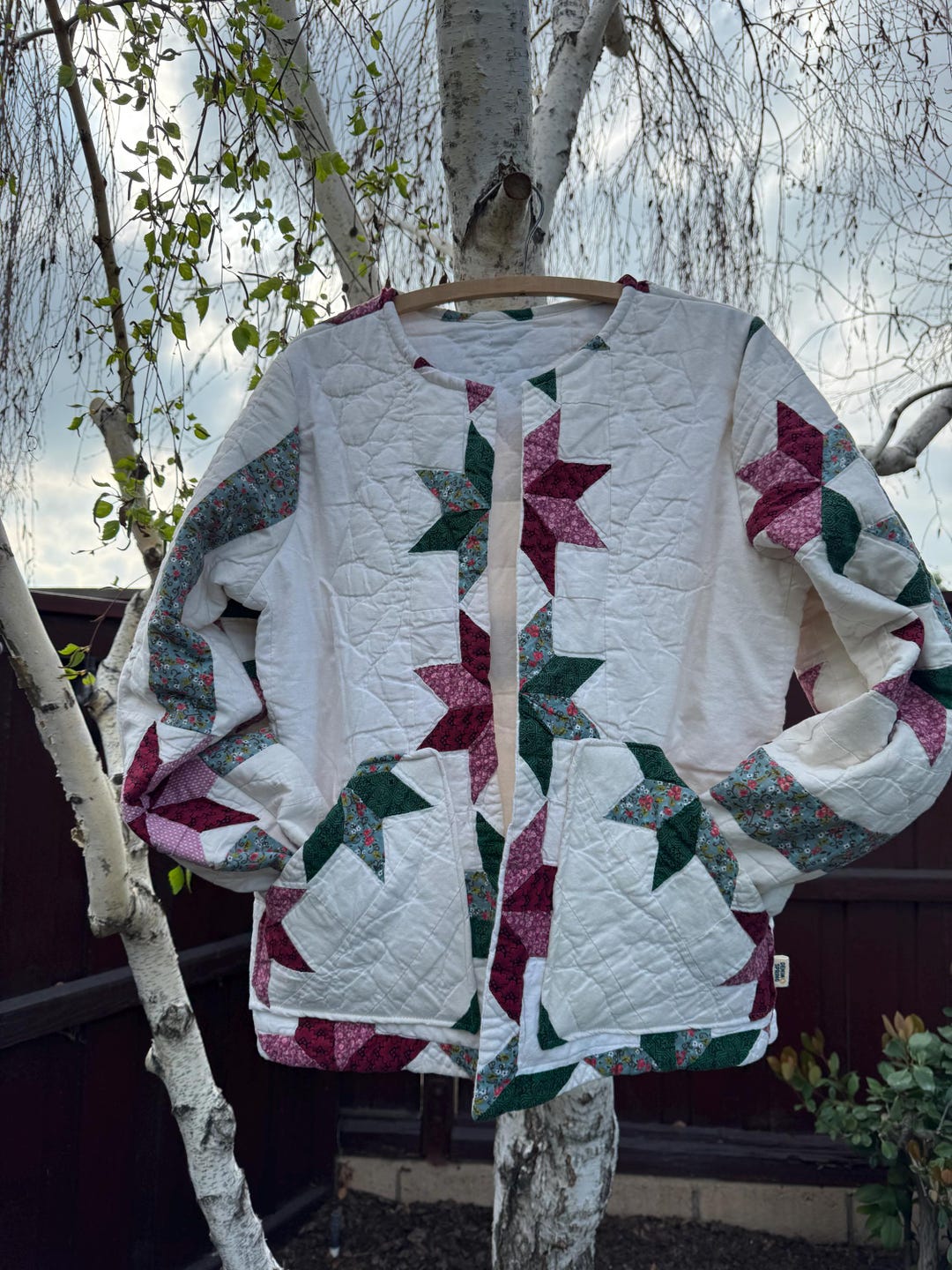 Vintage Star Quilt Coat With Zipper! (medium - XL) - Etsy