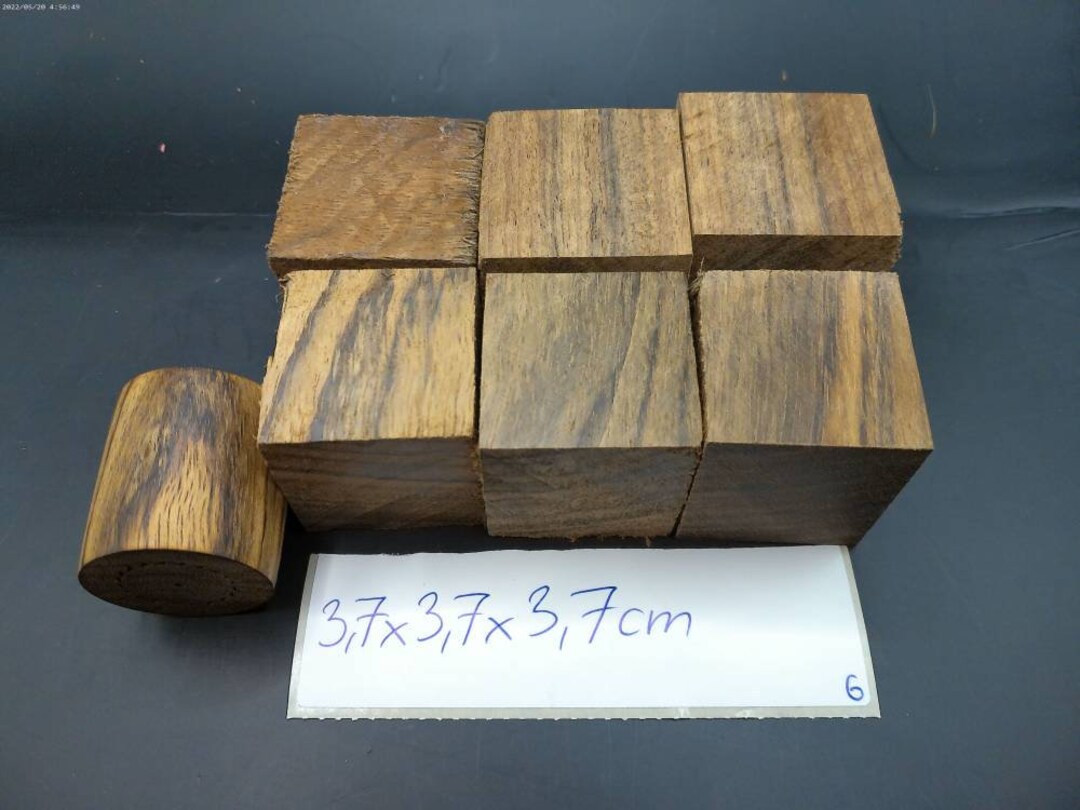 Amazakoue Ovangkol Wood Turning Cube Blank Burl Wood Precious Wood ...