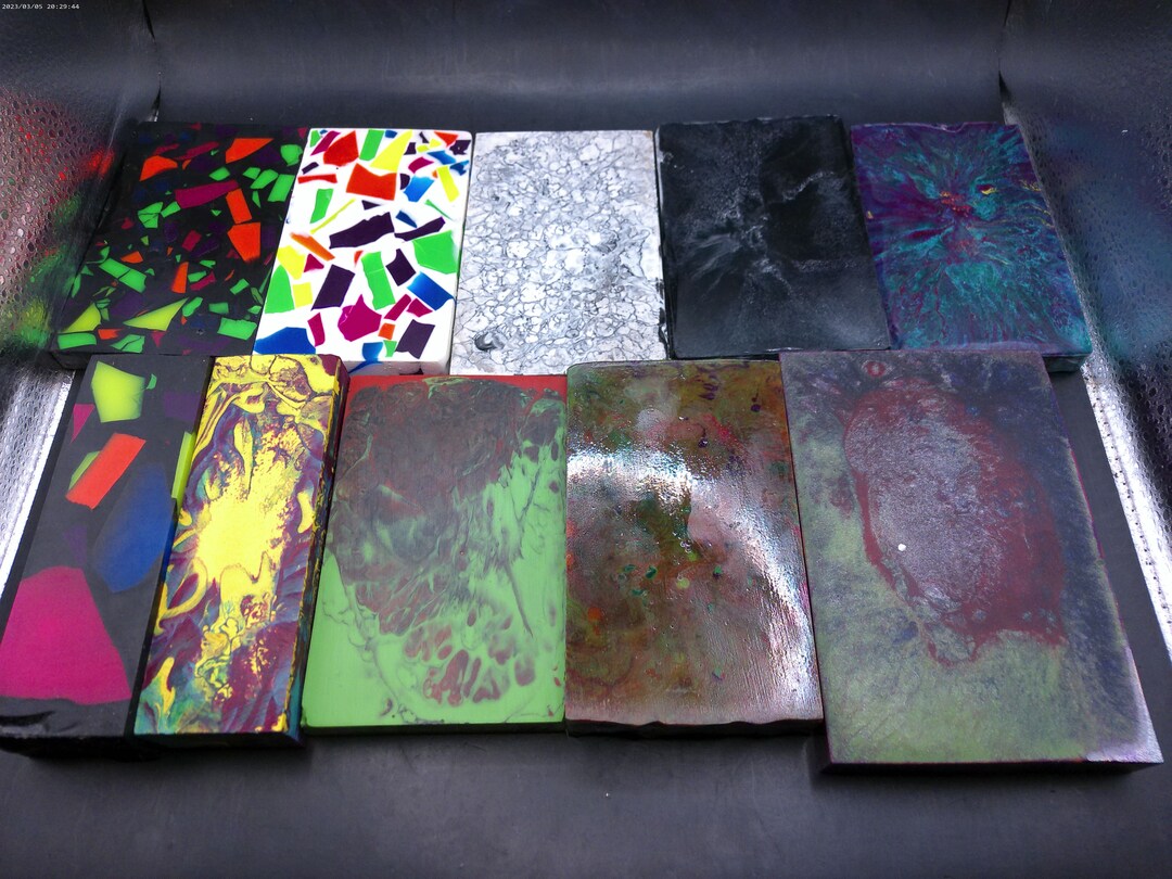 Epoxy Resin Knife Handle Bowls Block Knife Handle Materials - Etsy