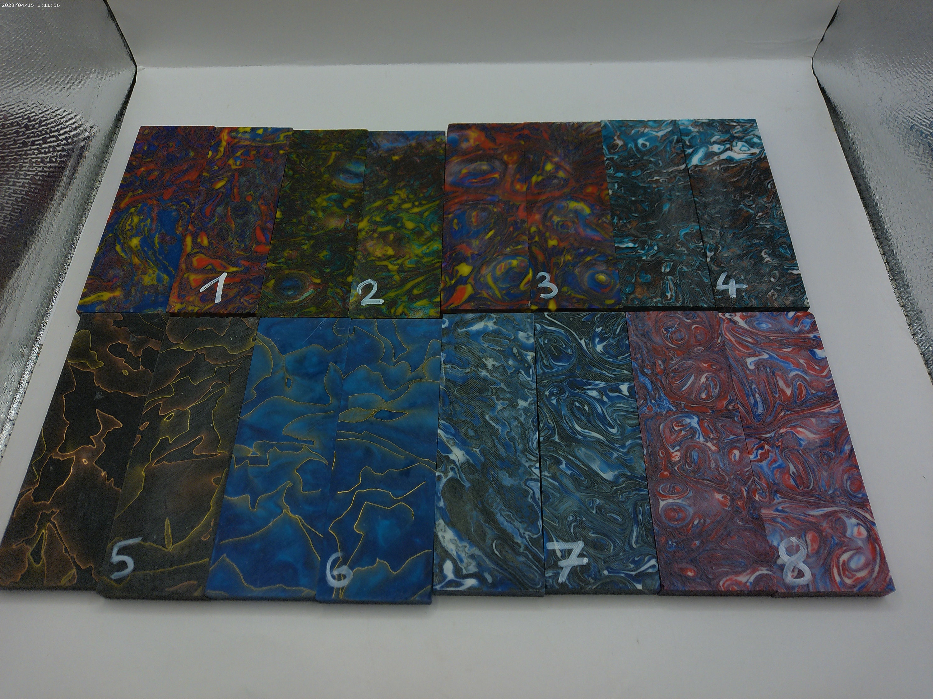 Knife Handle Shells Acrylic Knife Handle Materials Scales Handle Shells ...