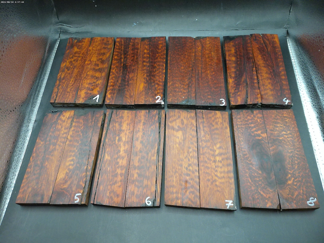 Snakewood Stabilized Knife Handle Materials Scales Handle Scales Knife ...