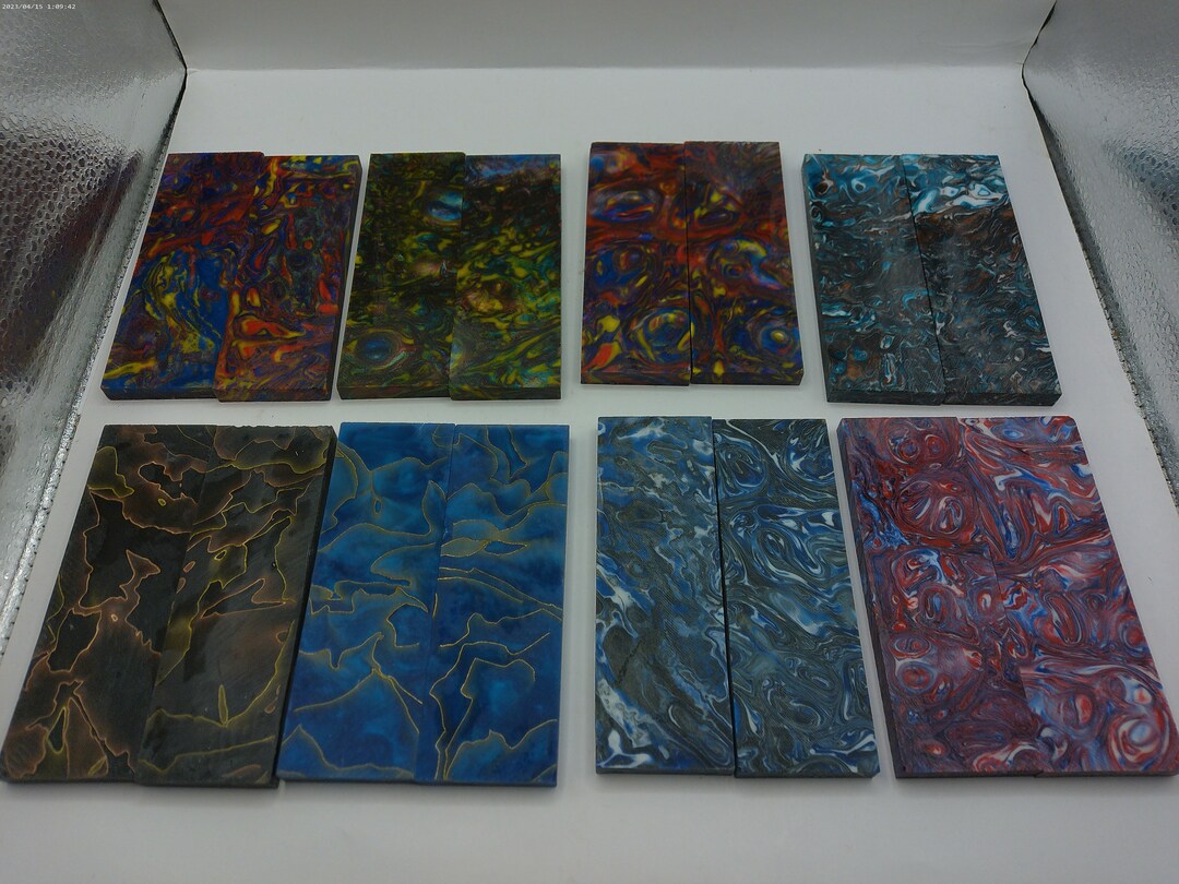 Knife Handle Shells Acrylic Knife Handle Materials Scales Handle Shells ...