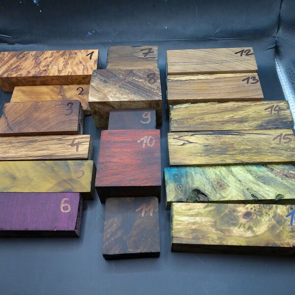 Wood Block for Knife Handles - Etsy