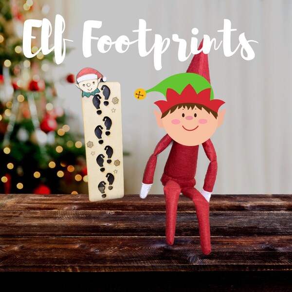 Elf Footprint Stencil - Etsy