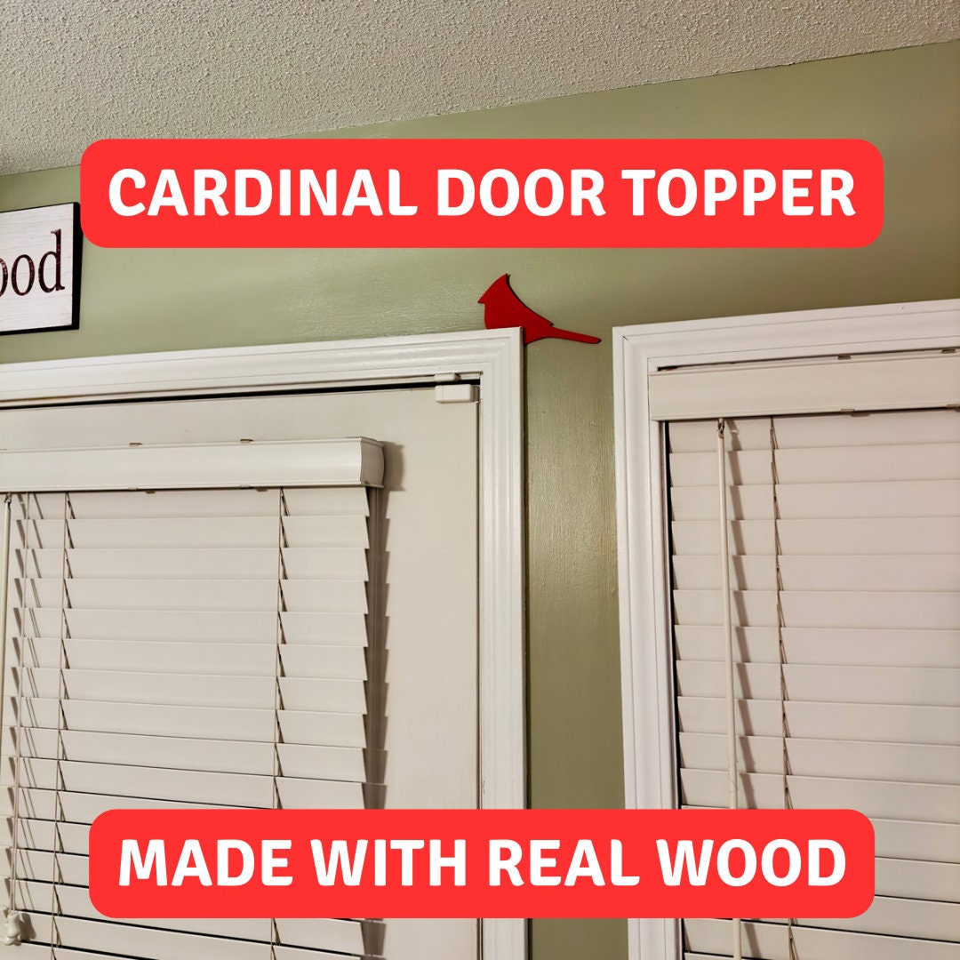 Cardinal Door Frame/ Trim Topper - Etsy