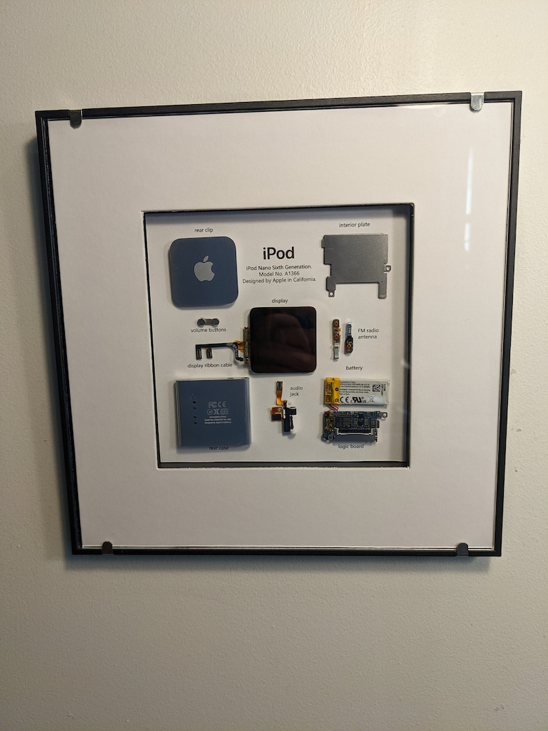 Printable PDF Ipod Nano (6th Gen) for Deconstructing Your Own Ipod - Etsy