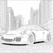 Rev up Your Creativity: Porsche Coloring Pages Perfect for Adults and ...