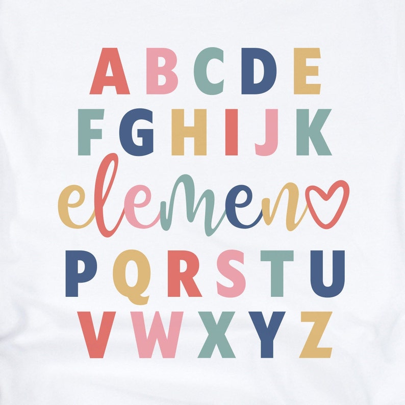 Elemeno Shirt Cute Teacher Tee Teacher Gift Elementary - Etsy