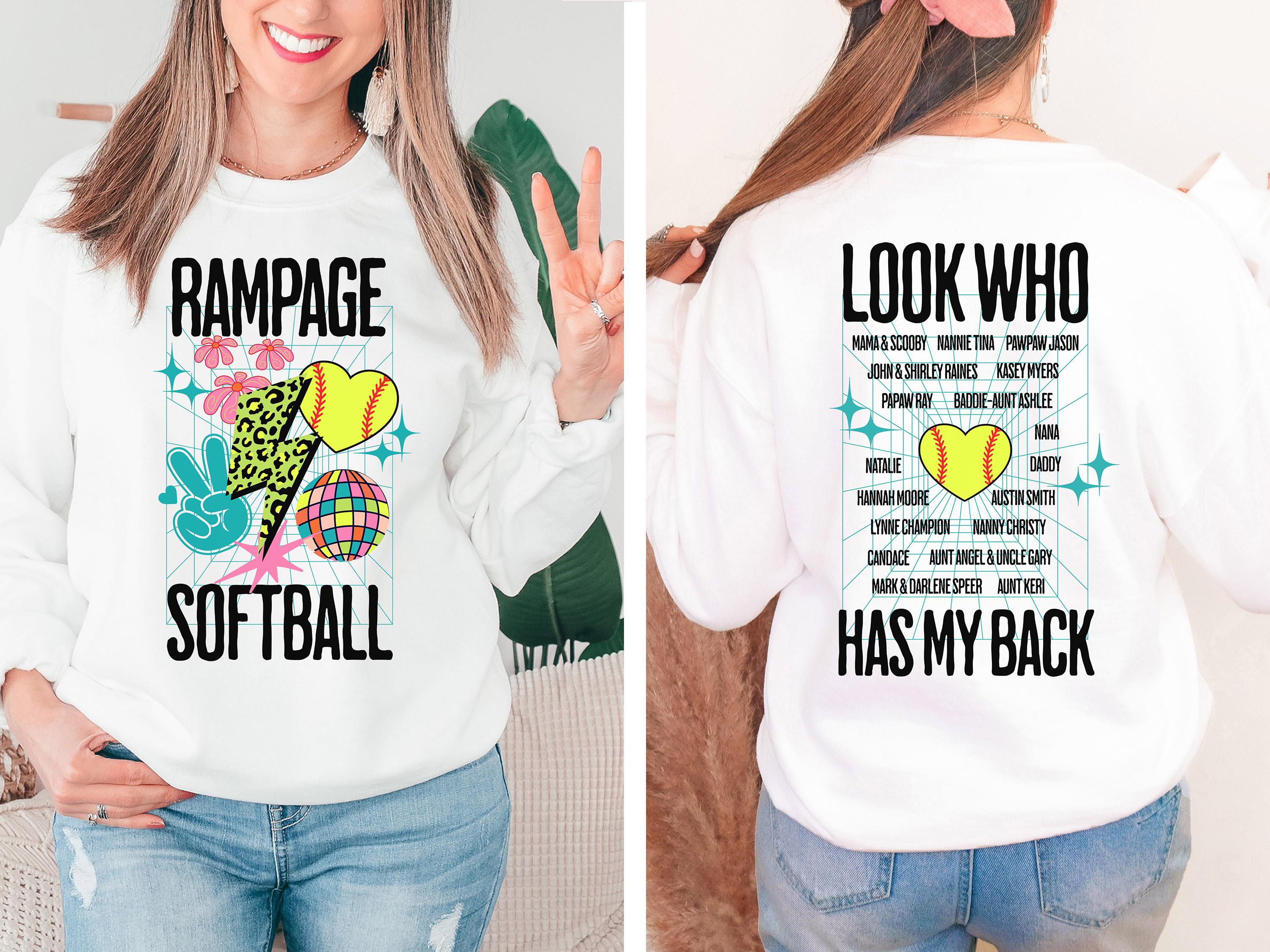 Softball Team Fundraiser Shirt, Cute Team Sweatshirt, Team Fundraiser ...