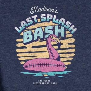 Pool Party Bachelorette Shirts, Pool Party Group Tees, Last Splash Bash ...