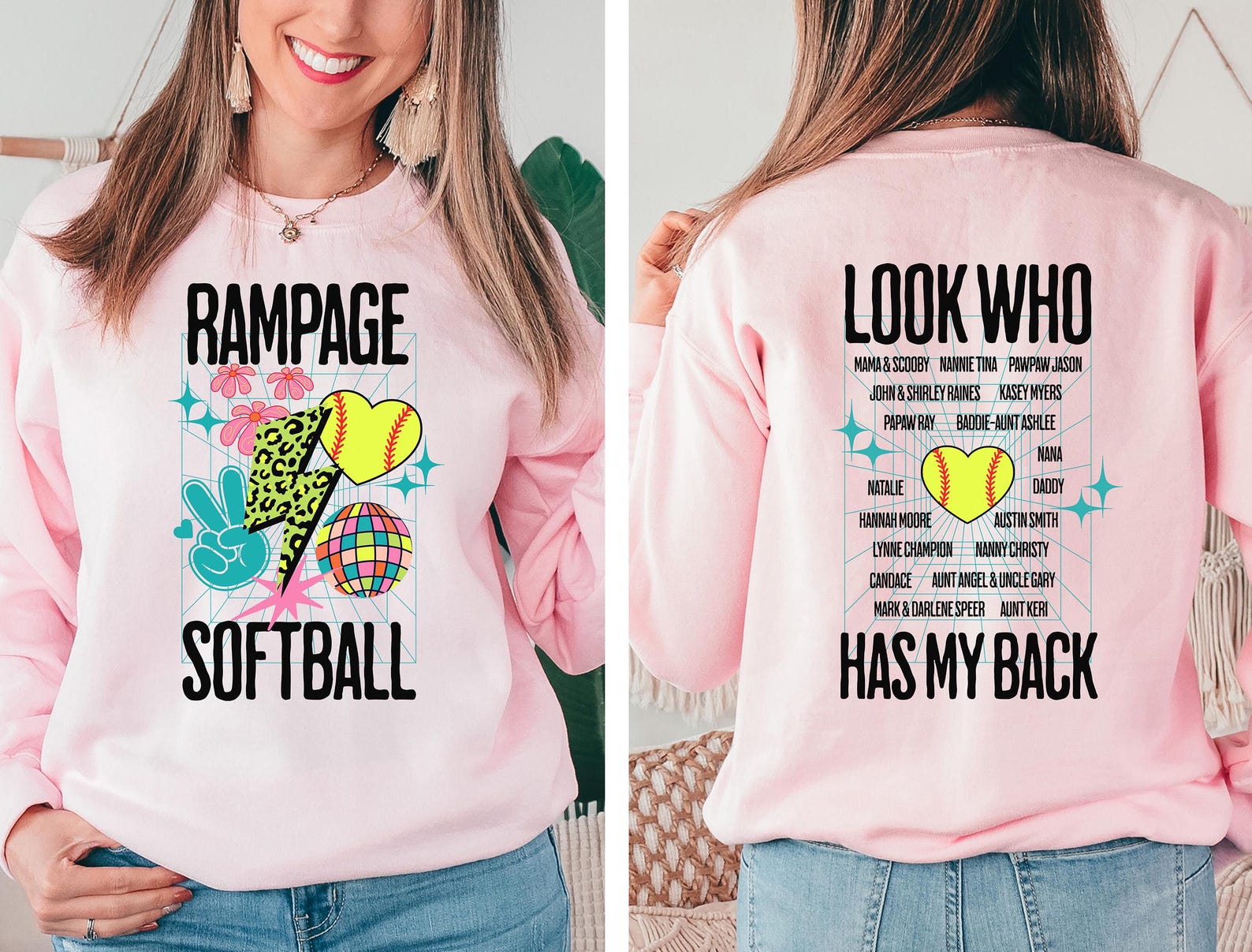 Softball Team Fundraiser Shirt, Cute Team Sweatshirt, Team Fundraiser ...