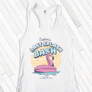 Pool Party Bachelorette Shirts, Pool Party Group Tees, Last Splash Bash ...